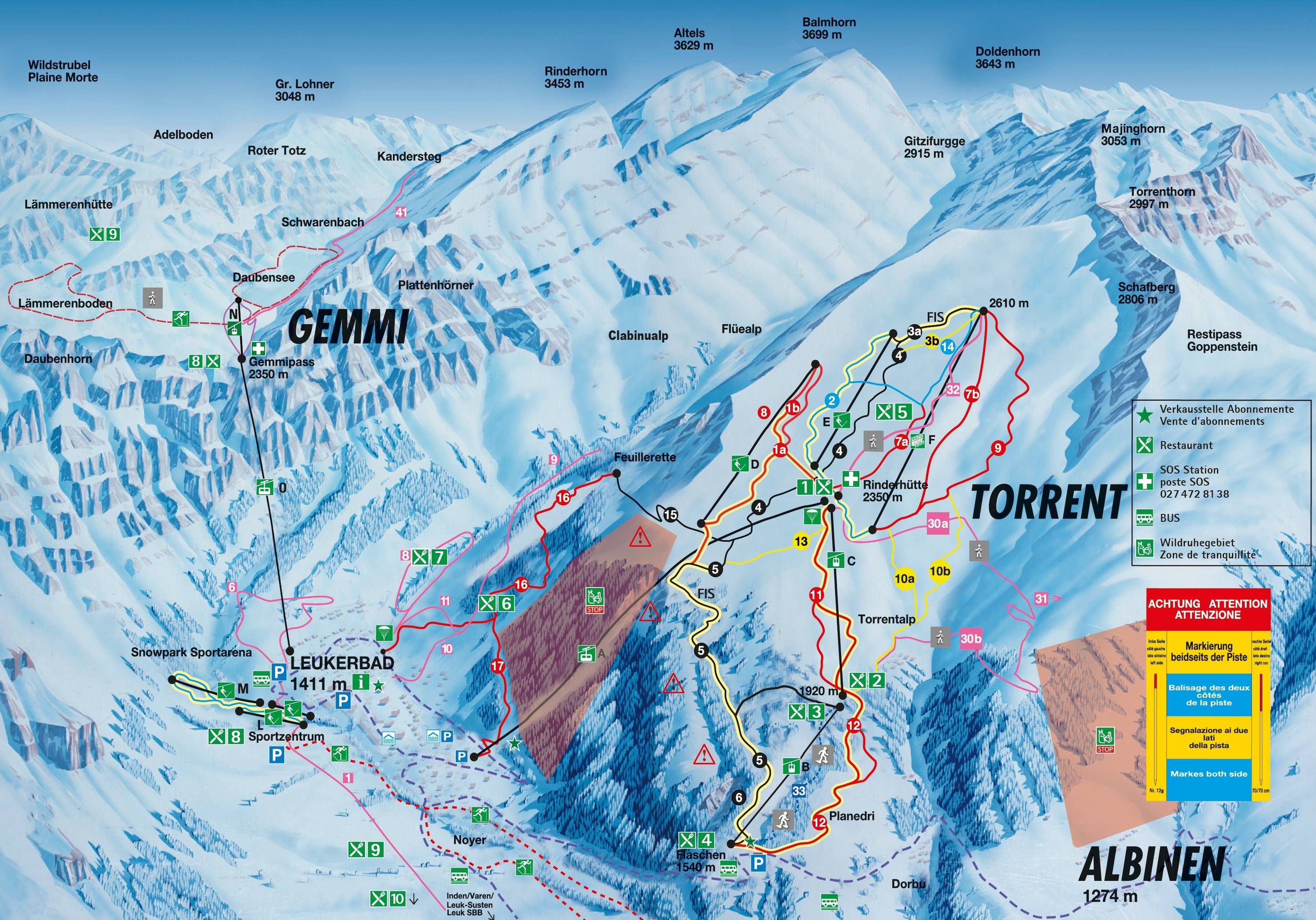 Leukerbad, Schweiz - Alphotell.se
