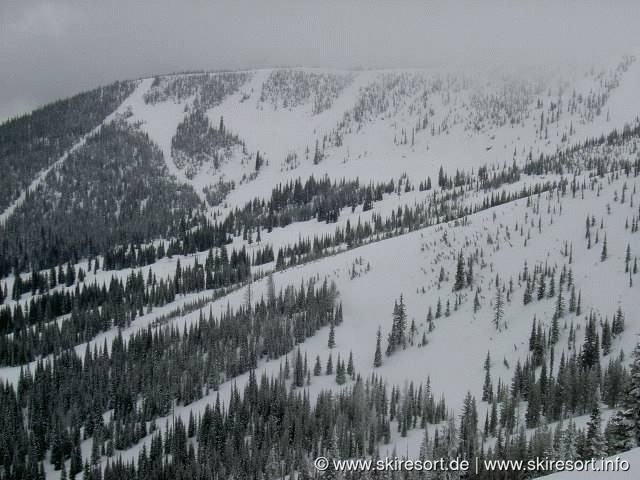 Piste map for Schweitzer Mountain Resort