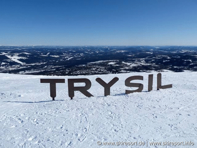 Piste map for Trysil | FindSkiHolidays.com