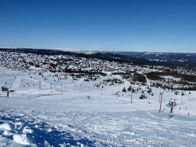 Piste map for Trysil | FindSkiHolidays.com