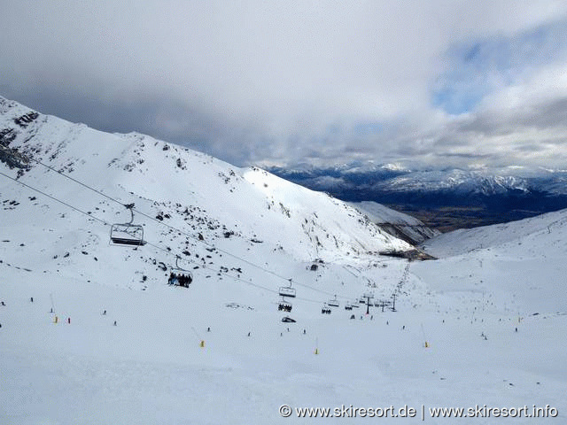 Piste map for The Remarkables | FindSkiHolidays.com