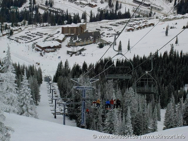 Piste map for Schweitzer Mountain Resort