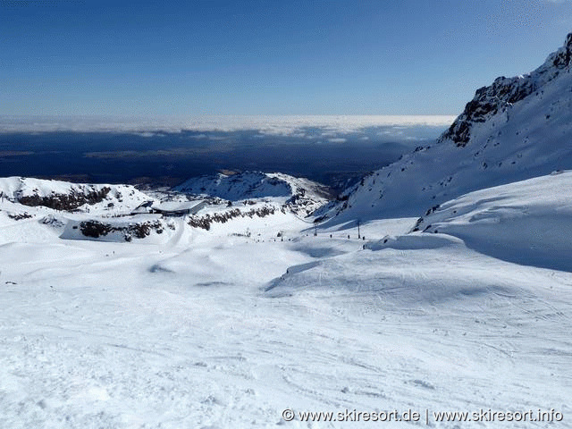 Piste map for Whakapapa (Mount Ruapehu)