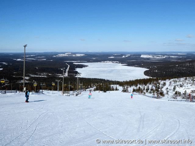 Piste map for Pyhä-Luosto | FindSkiHolidays.com