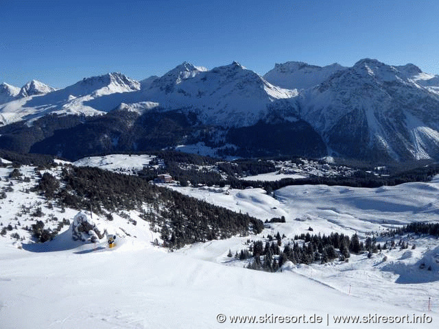 Piste map for Arosa | FindSkiHolidays.com