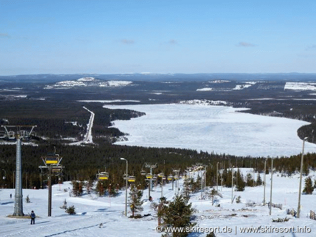 Piste map for Pyhä-Luosto | FindSkiHolidays.com