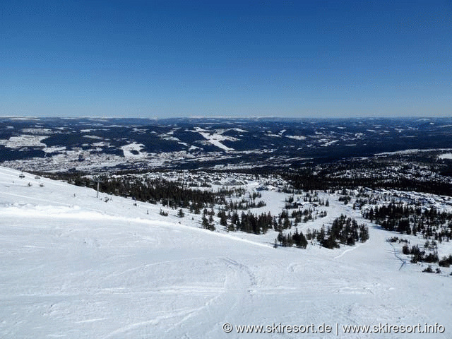Piste map for Trysil | FindSkiHolidays.com
